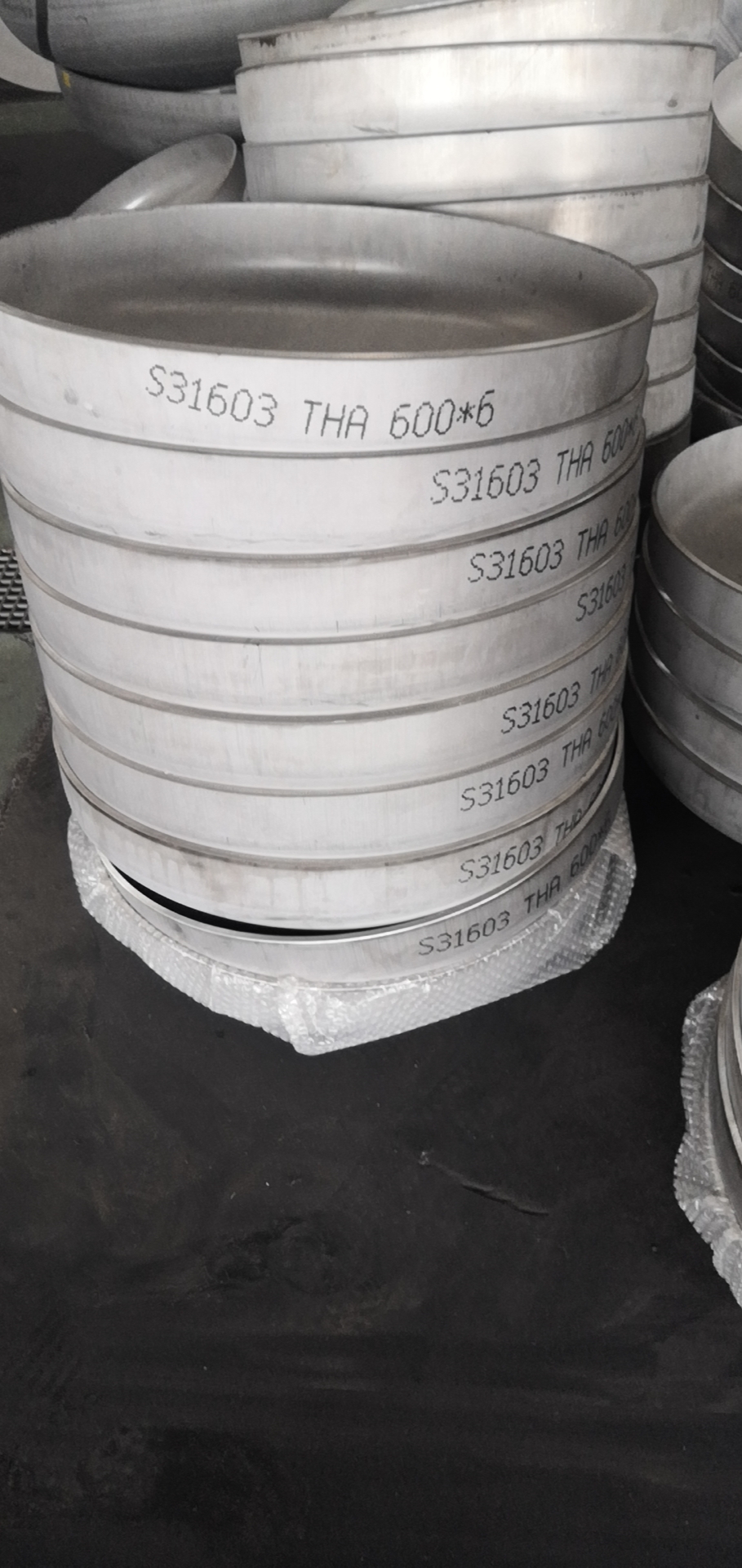 ASME 316L Stainless Steel Torispherical Head/Dished Ends